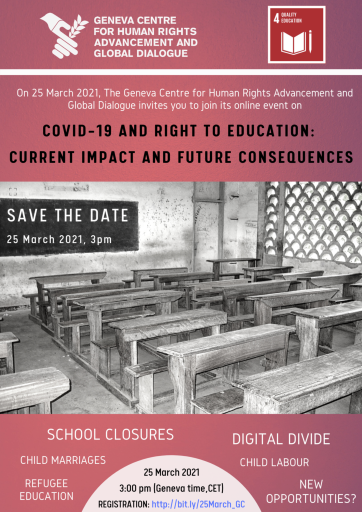 Covid-19 and Right to Education: current impact and future consequences ...
