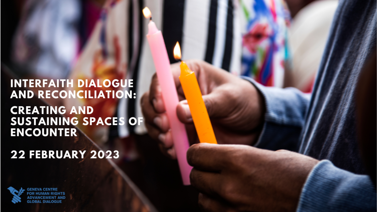 Panel event: Interfaith Dialogue and Reconciliation