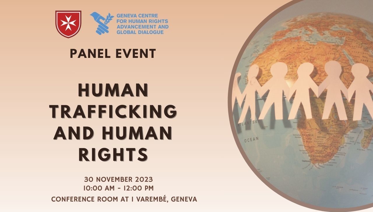Panel Event: Human Trafficking and Human Rights